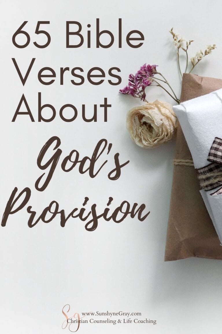 65 Bible Verses About God's Provision - Christian Life Coaching